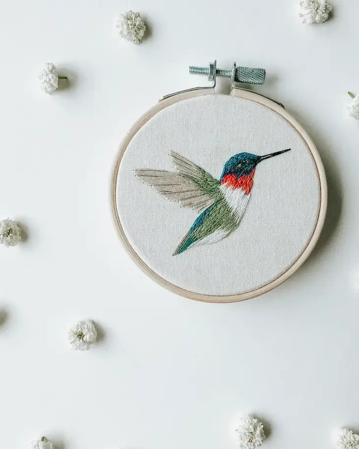 Hummingbird Embroidery Kit – Craftermoon